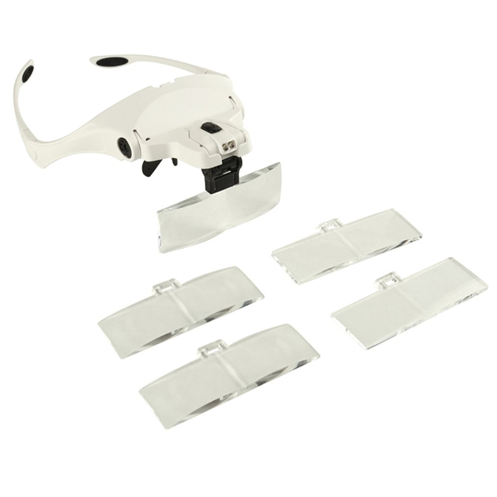 Bril Vergrootglas Glas, 5 Lens Loupe Eyewear Vergr... – Grandado