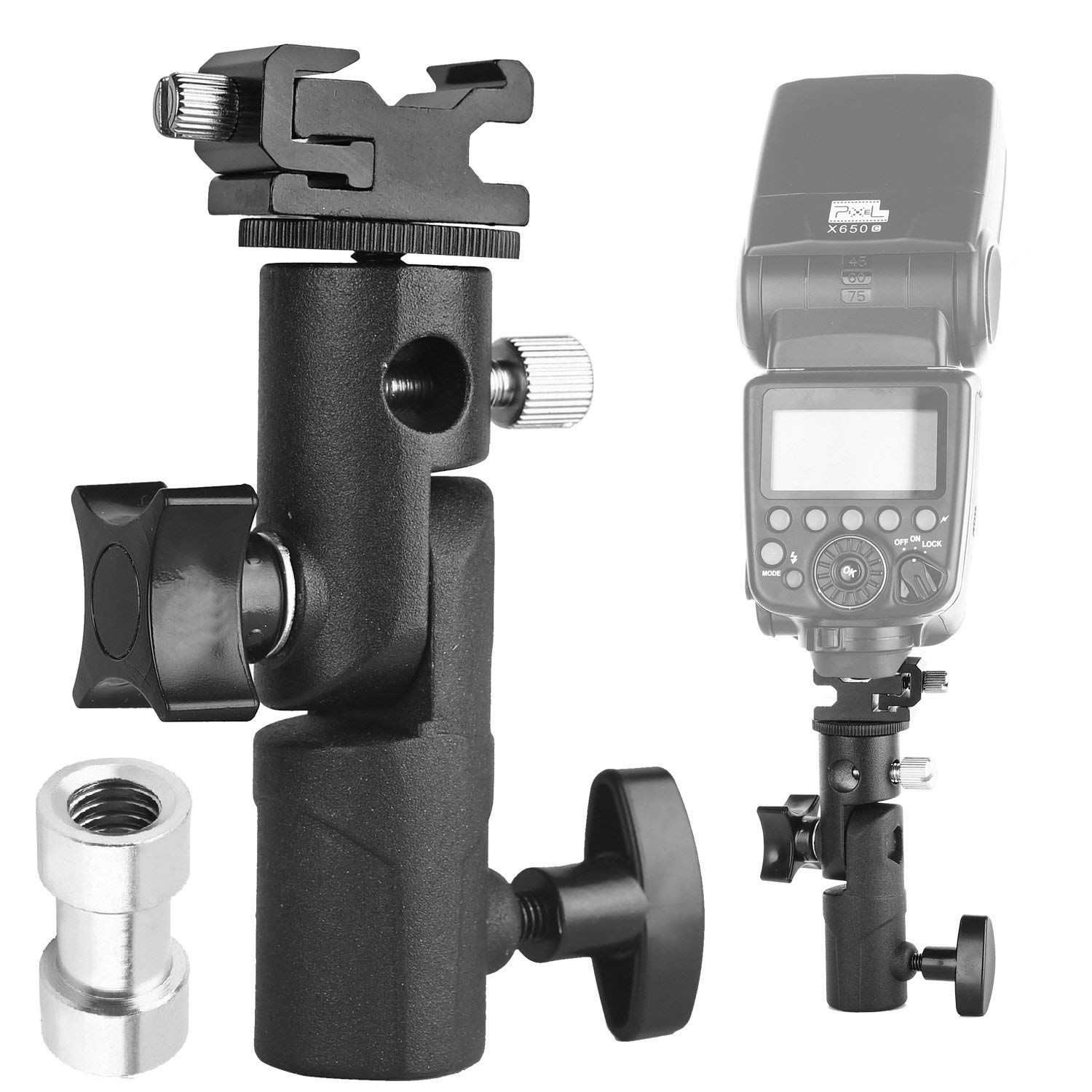Camera Flash Speedlite Mount Swivel Light Stand Li... – Grandado