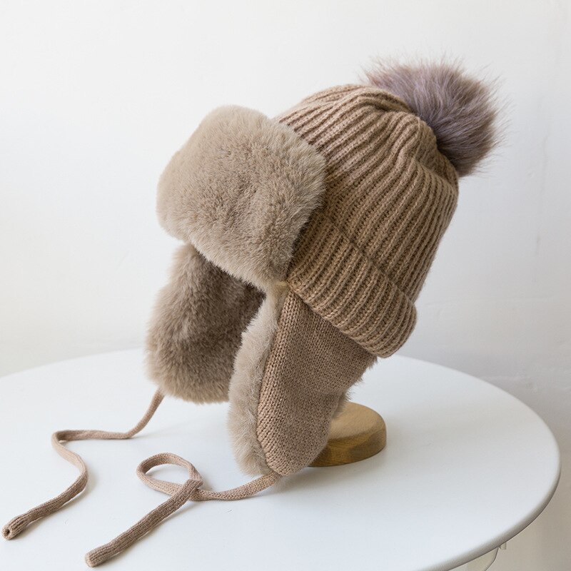 Wollen Muts Mode Herfst Winter Lei Feng Cap Vrouwe... – Vicedeal
