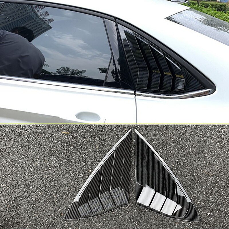 Rear Window Triangular Carbon Fiber Window Blinds ... – Grandado