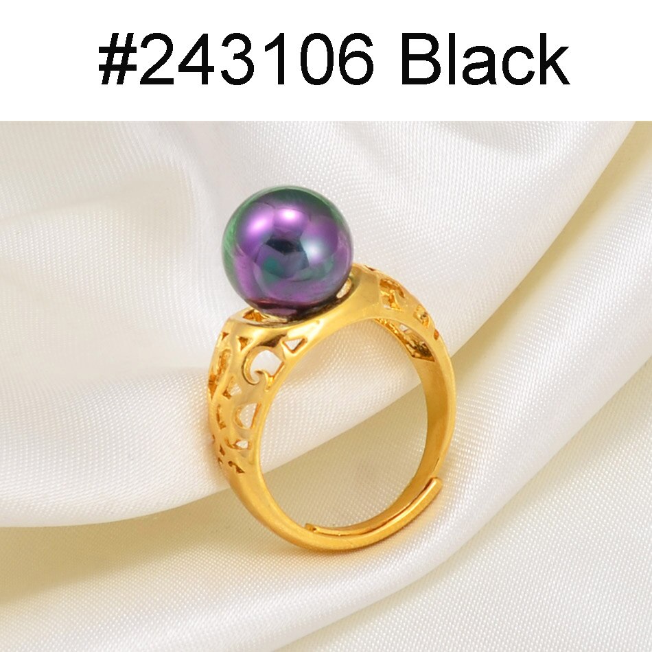 Anniyo Hawaiian Pearl Ring for Women Girls Resizab... – Vicedeal