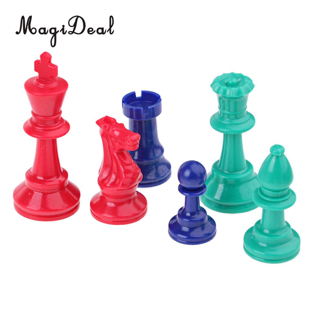 Three Player International Chess Checker Pieces Wi... – Vicedeal