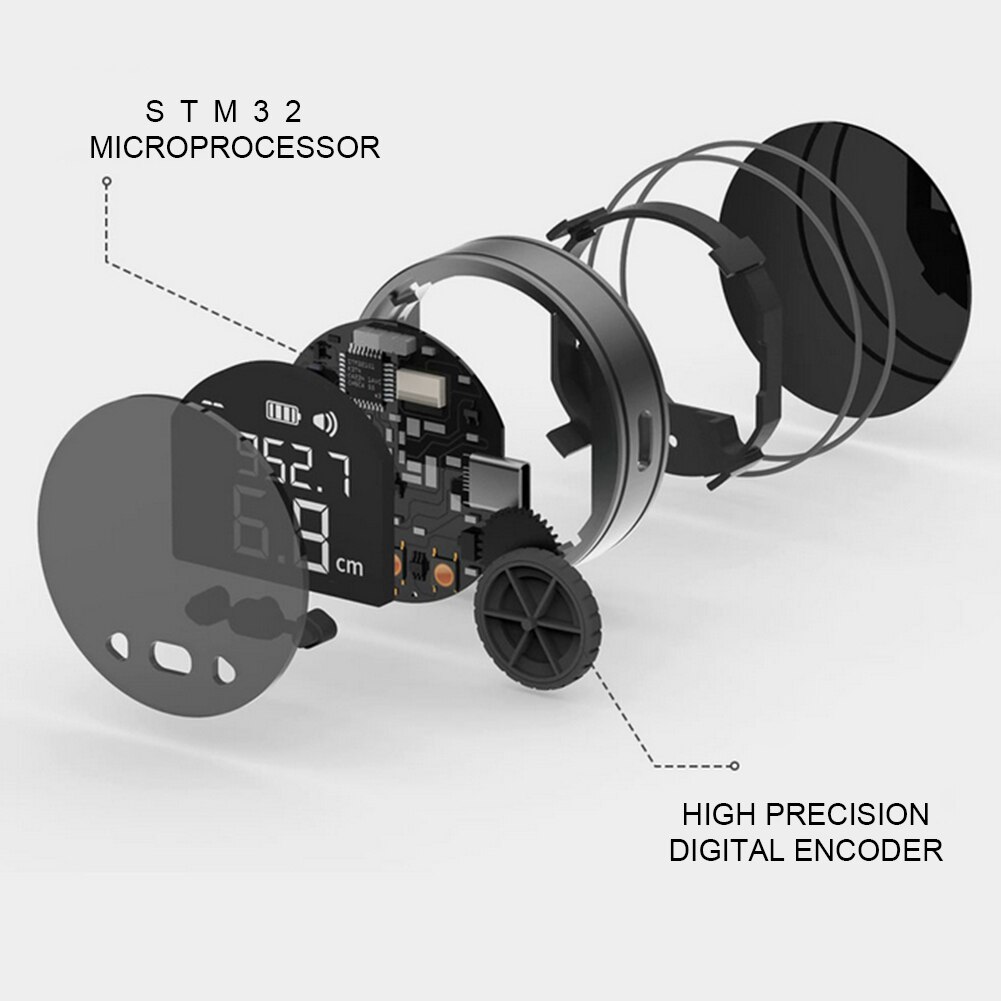Regla electrónica con cinta de regla electrónica, ... – Grandado