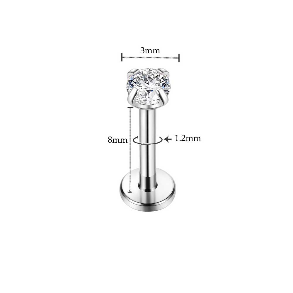 1PC Steel Lip Piercings Tragus Ear Studs Cartilage... – Grandado