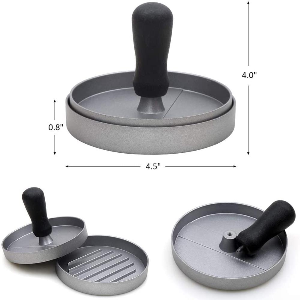 Aluminum Alloy Burger Press, Non-Stick Hamburger P... – Grandado