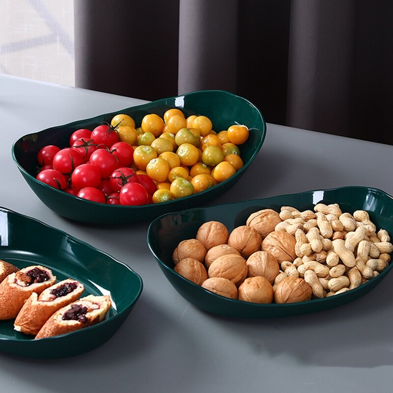 3 Tiers Fruit Plate with Wood Holder Snacks Candy ... – Vicedeal