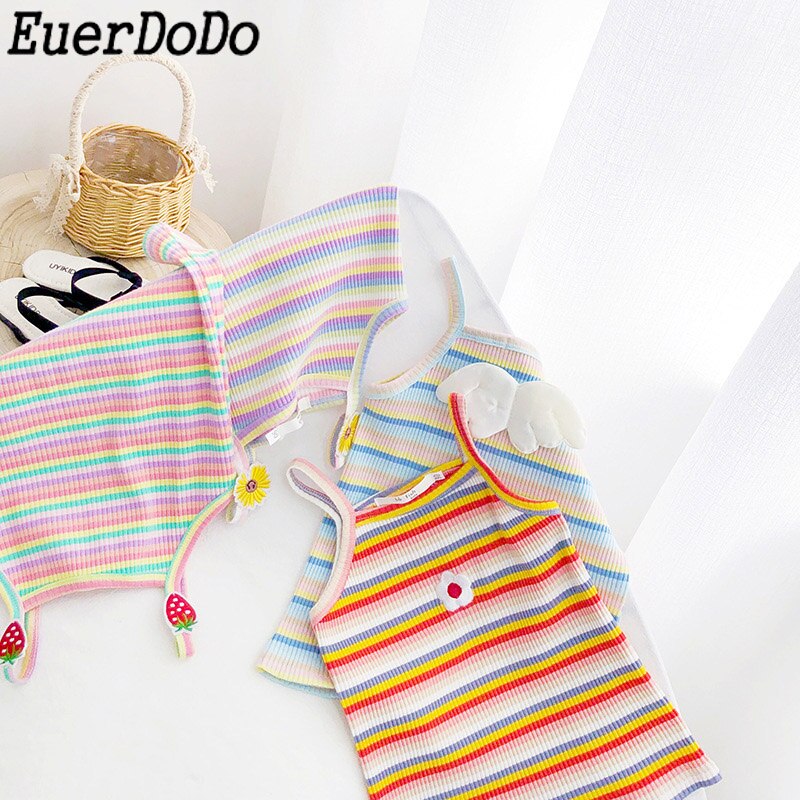 Camiseta sin mangas de verano para chica, ropa int... – Vicedeal