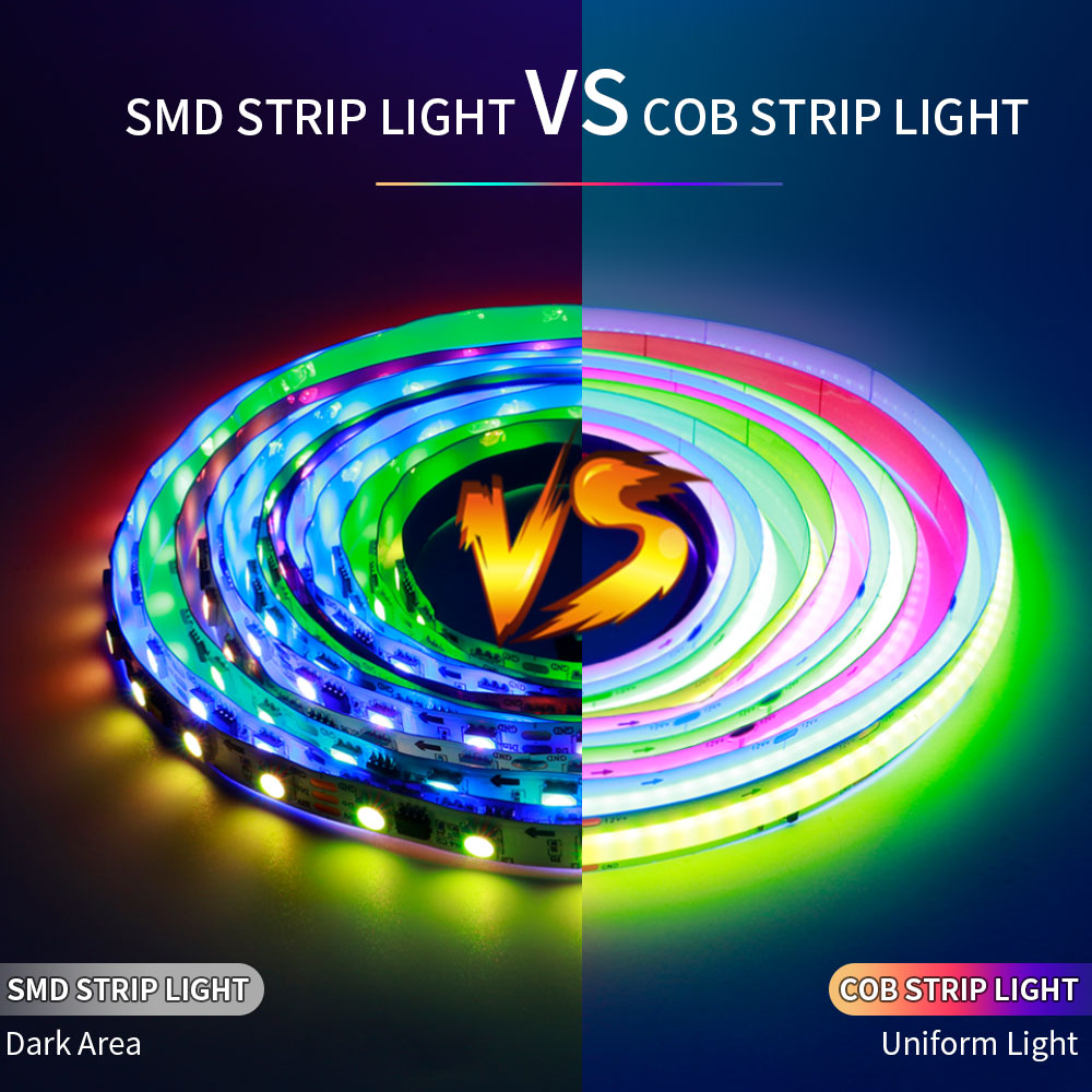 WS2811 RGBIC COB LED Strip Runing horse Full Dream... – Grandado