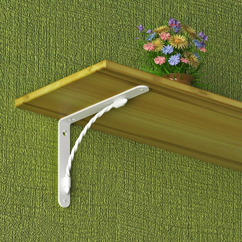 2pcs Shelf Bracket Arch Twist Decorative Shelf Bra... – Grandado
