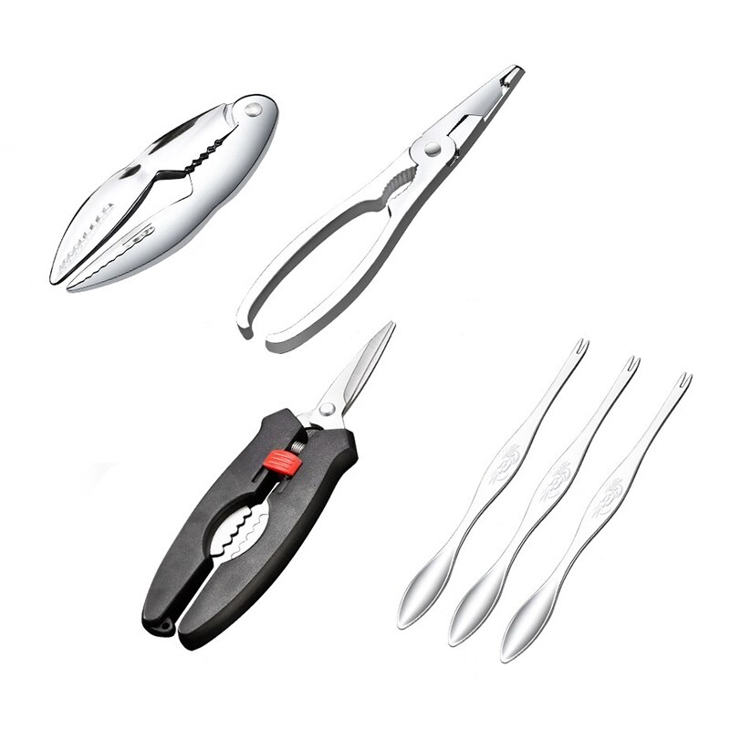Crab Eating Tools Household 6-Piece Set Of Crab Pe... – Grandado
