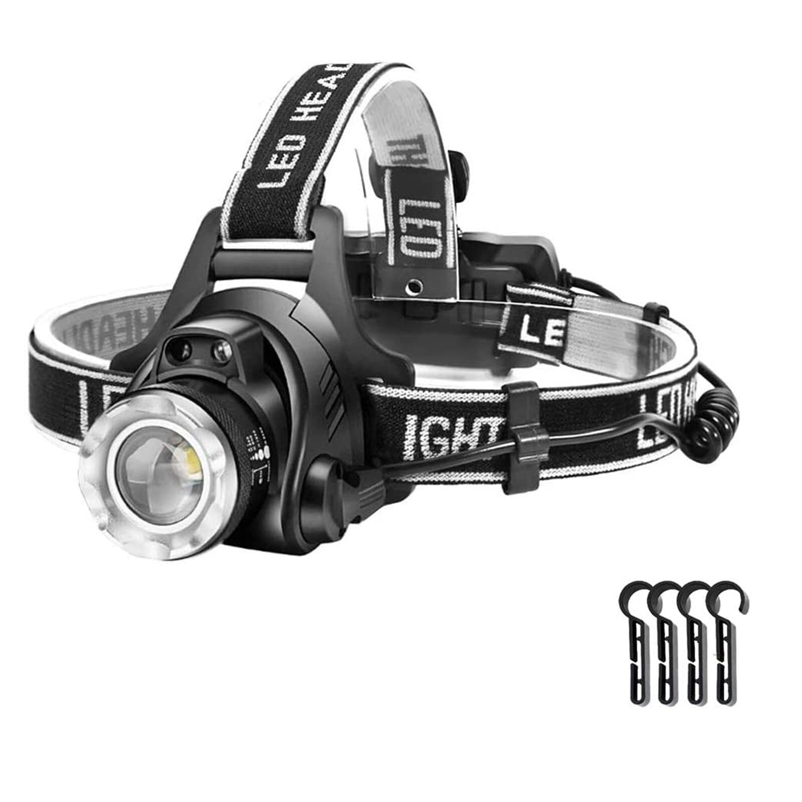 Headlamp Portable LED Headlight USB Rechargeable H... – Grandado
