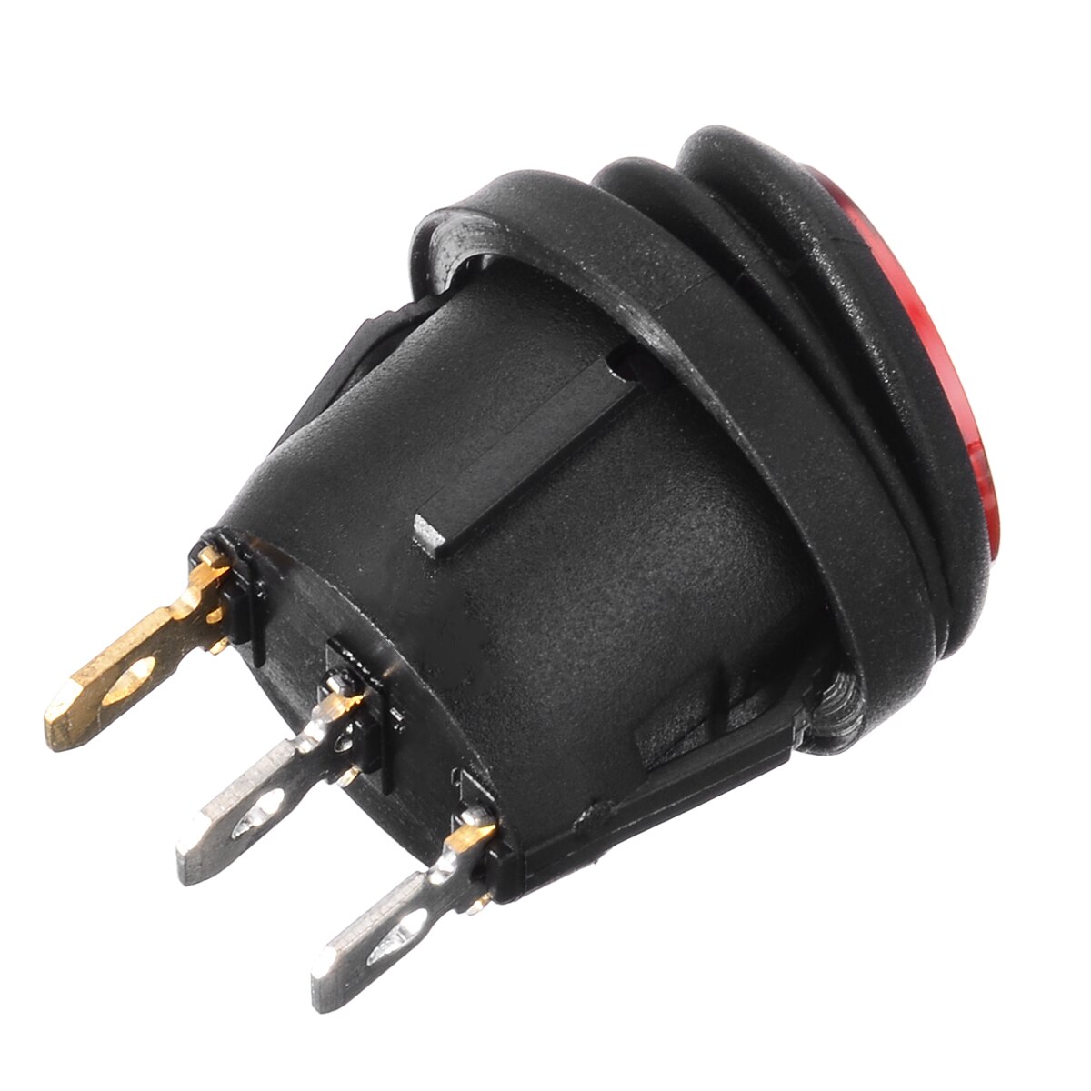 4pcs 12V 12A LED Car Boat On/Off 3-Pin SPST Round ... – Grandado