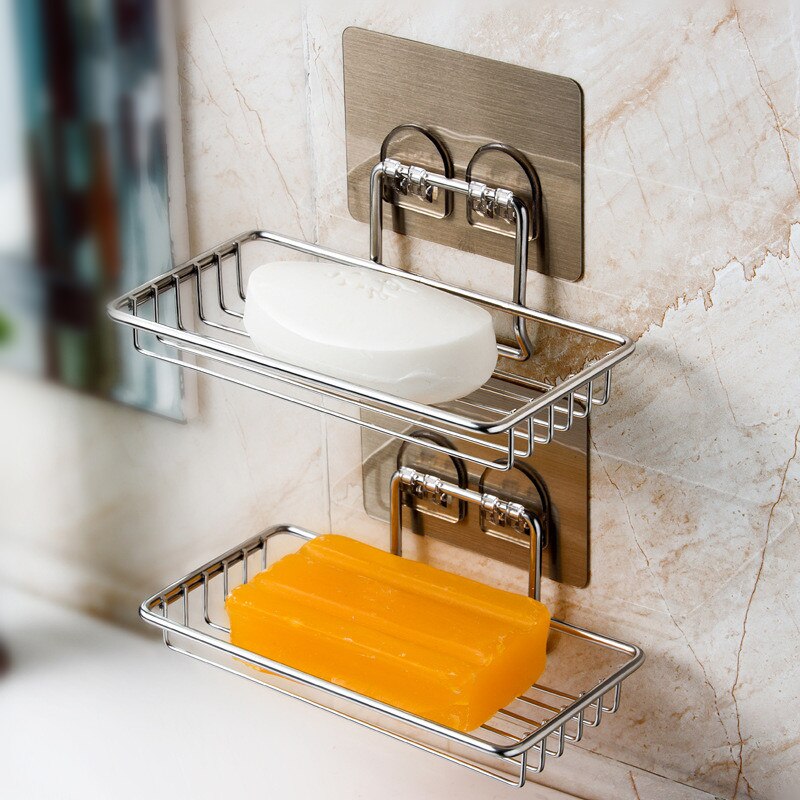 Stainless Steel Punch-free Soap Hanger Soap Box St... – Grandado