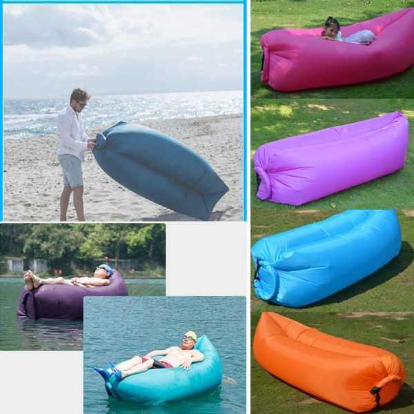 Inflatable Sofa Sleeping Bag Air Bed Inflatable So... – Grandado