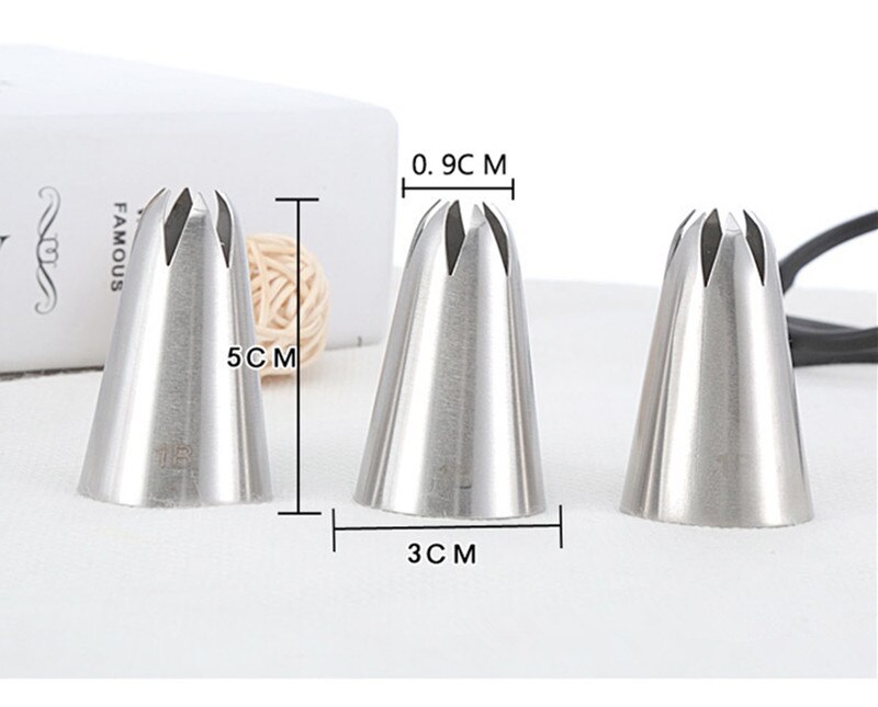 SHENHONG #1B Large Cake Decorating Nozzles Baking ... – Vicedeal