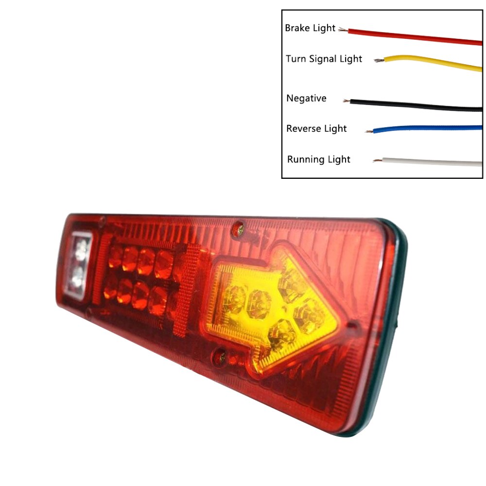 Bil styling 2 stk 19 led bil lastbil trailer bages... – Grandado