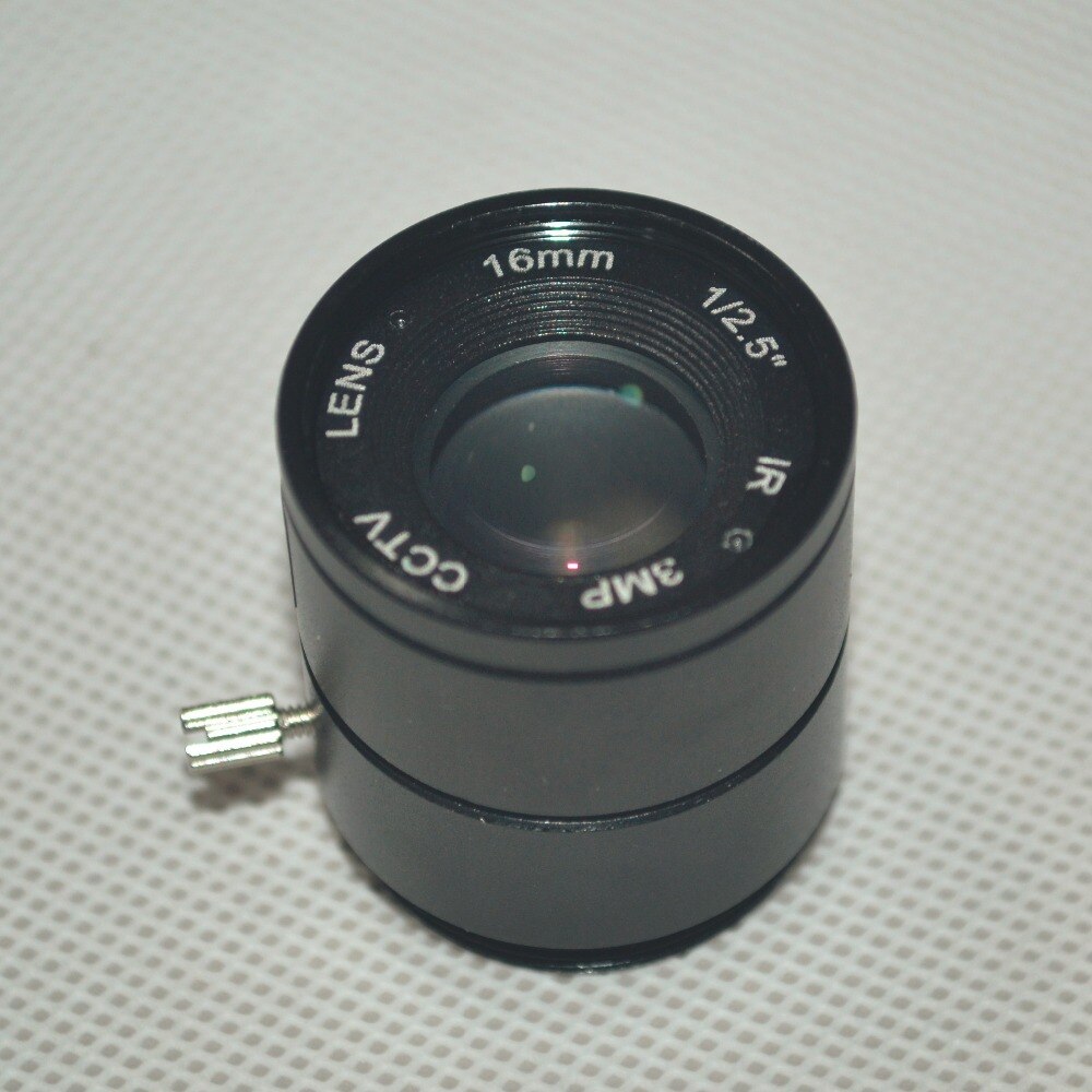 3MP 16mm CS Lens 1/2.5" F1.4 Fixed Iris IR Infrare... – Grandado