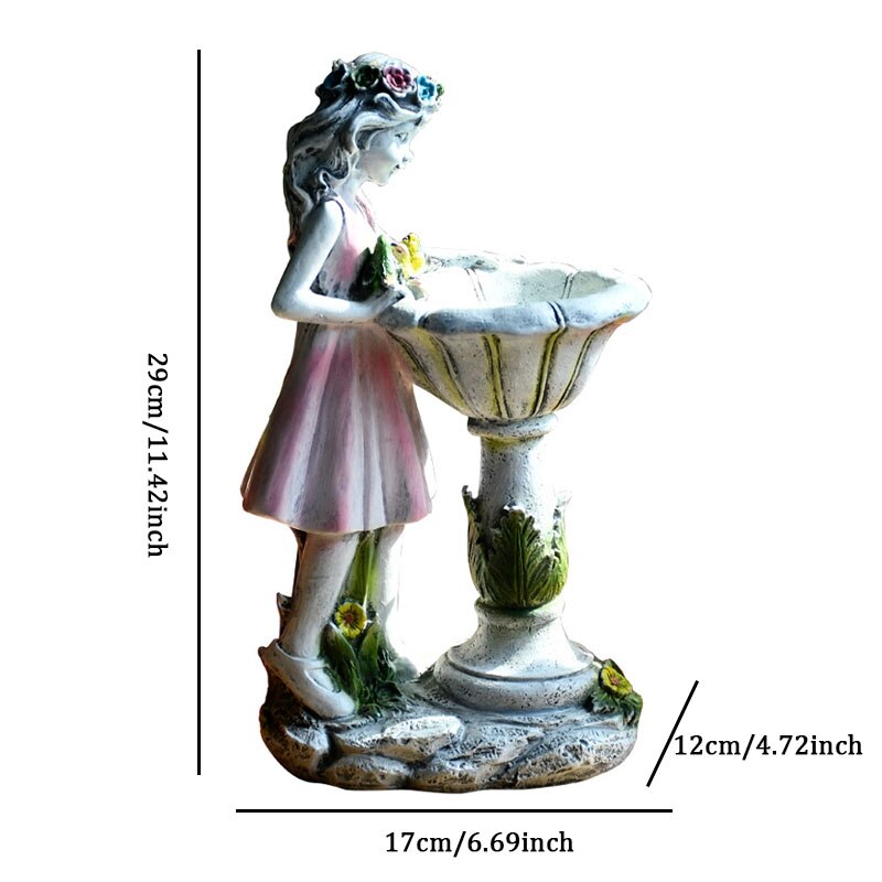 Flower Fairy Girl Solar Decoration Angel Female Re... – Vicedeal