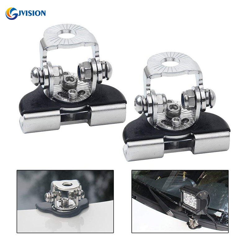 2 Stuks Rvs Universal Car Auto Kap Led Verlichting... – Grandado