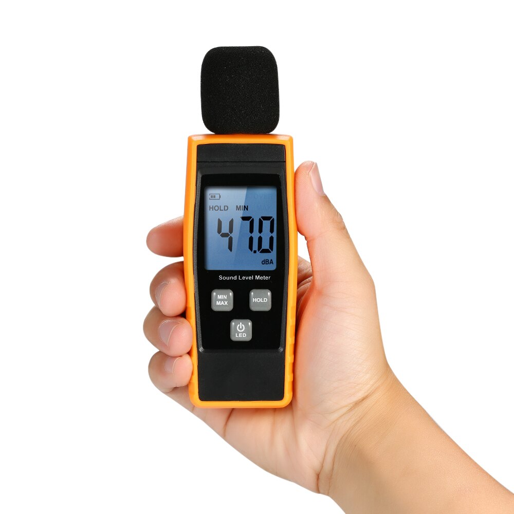 LCD Digital Sound Level Meter Meters 30-130dBA Noi... – Grandado