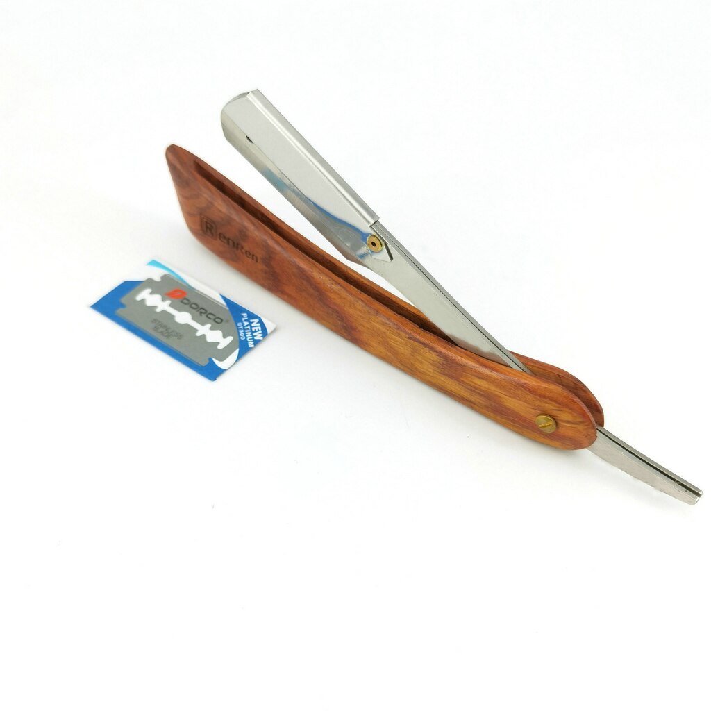 1 BLADES + Vintage Straight Edge Barber Razor - Sa... – Grandado