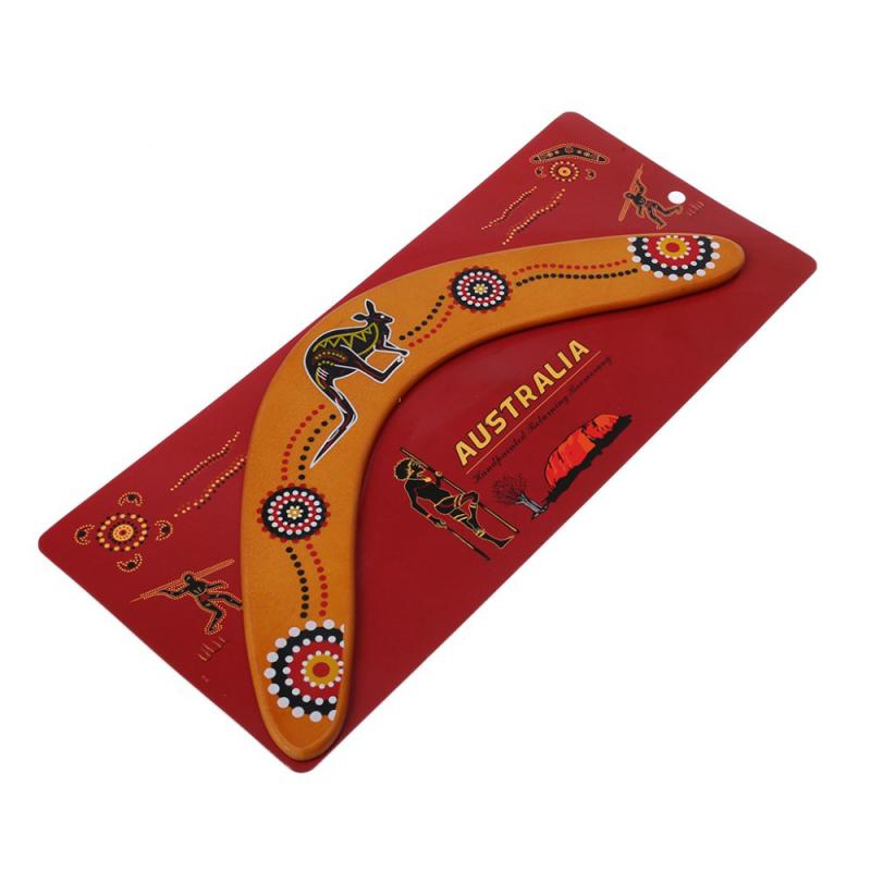 Boomerang V Shaped Throwback Toy Flying Wood Dart ... – Grandado