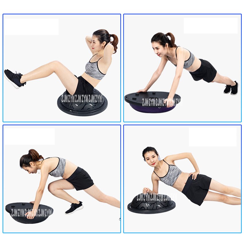 F2D33 Explosion-Proof Yoga Balance Ball Bosu Ball ... – Grandado