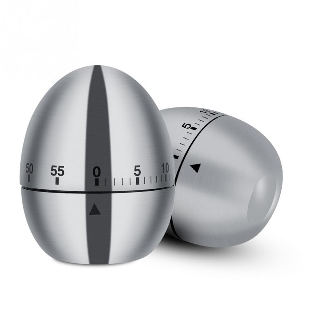 Egg Shape Kitchen Timers Stainless Steel Boiled Eg... – Vicedeal