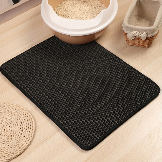 5Colors Waterproof Pet Cat Litter Mat Double-Layer... – Grandado