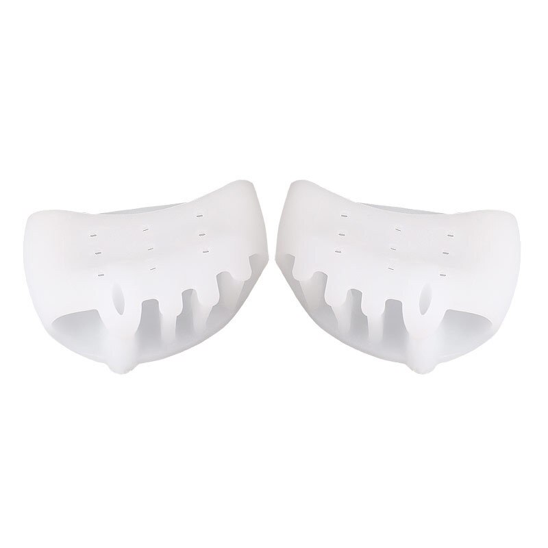 2pcs Pair Silicone Comfortable Toe Braces 5 Holes Vicedeal