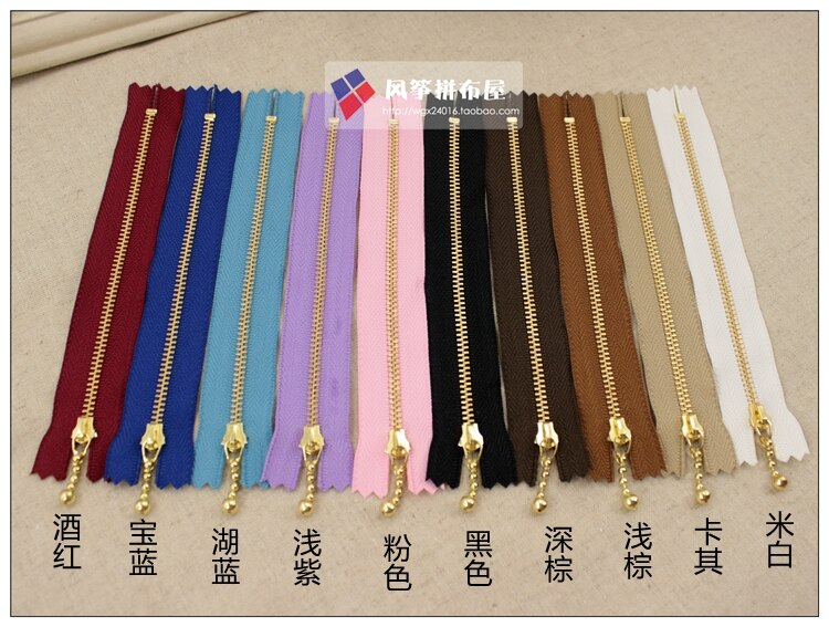 Ykk3 Metalen Rits Classic Zip Zakken Goud 40Cm Lan... – Grandado