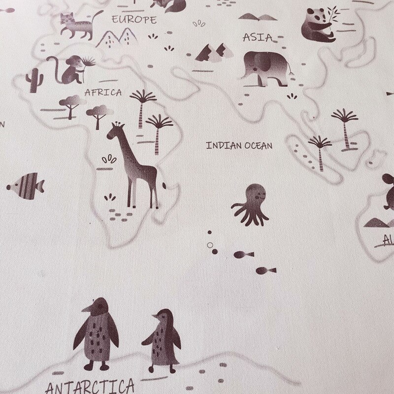 Nordic Educational Kids Room World Map Decoration ... – Grandado