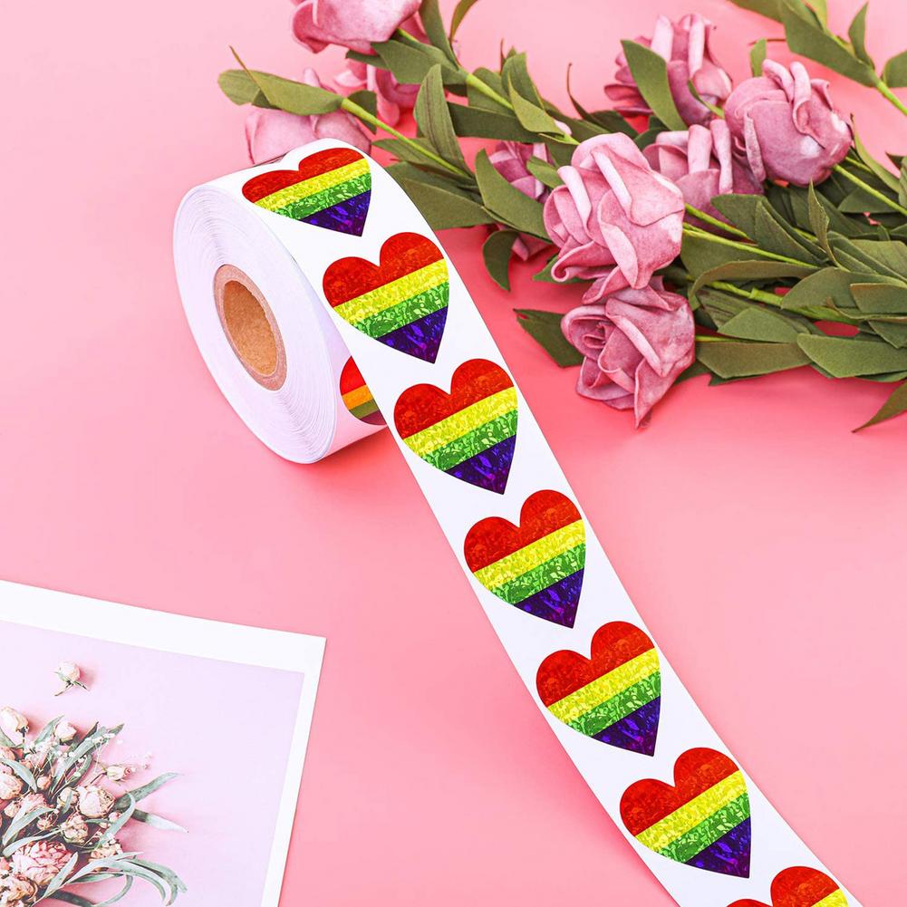 500 Stuks Glitter Gay Pride Stickers Liefde Pride ... – Vicedeal