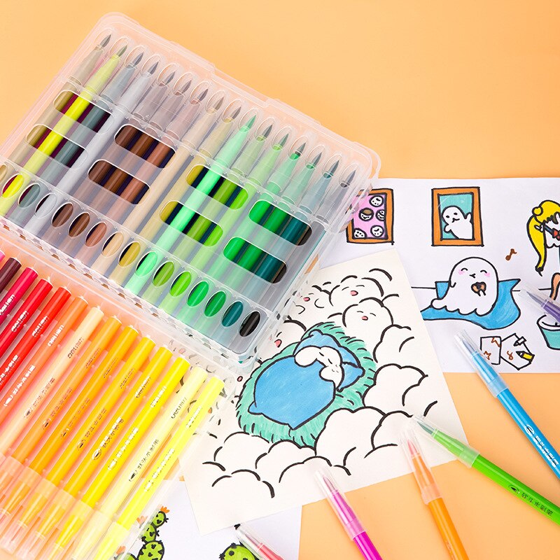 Christmas soft-tip watercolor pen children's brush... – Grandado