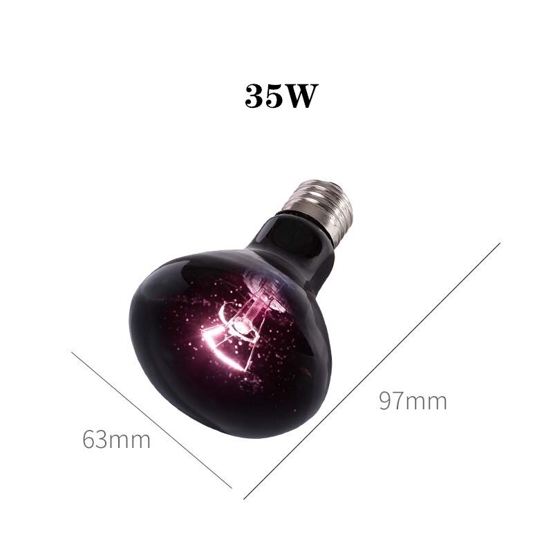 Reptile Night Heat Lamp Infrared Moonlight Basking... – Vicedeal
