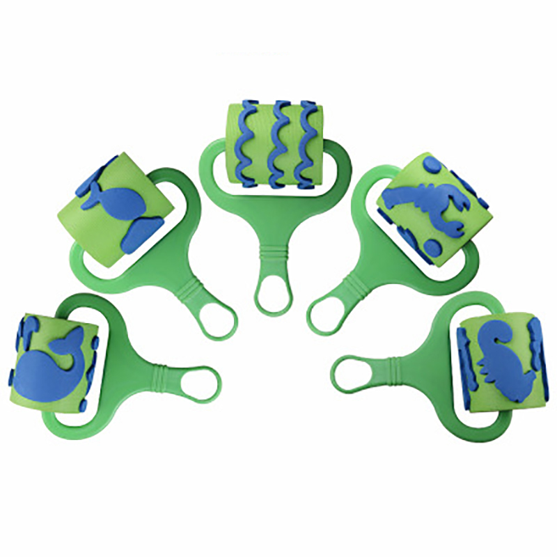 Stamps Toys sponge brush painting set Children Sea... – Grandado