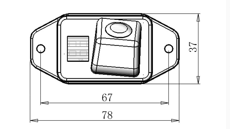 CCD Sensor Color Car Camera For For TOYOTA Land Cr... – Vicedeal