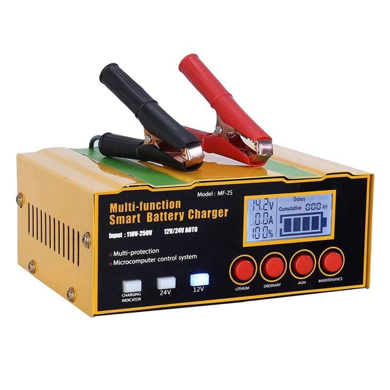 Auto Batterij Oplader 12A 12V/24V Automatische Sli... – Vicedeal