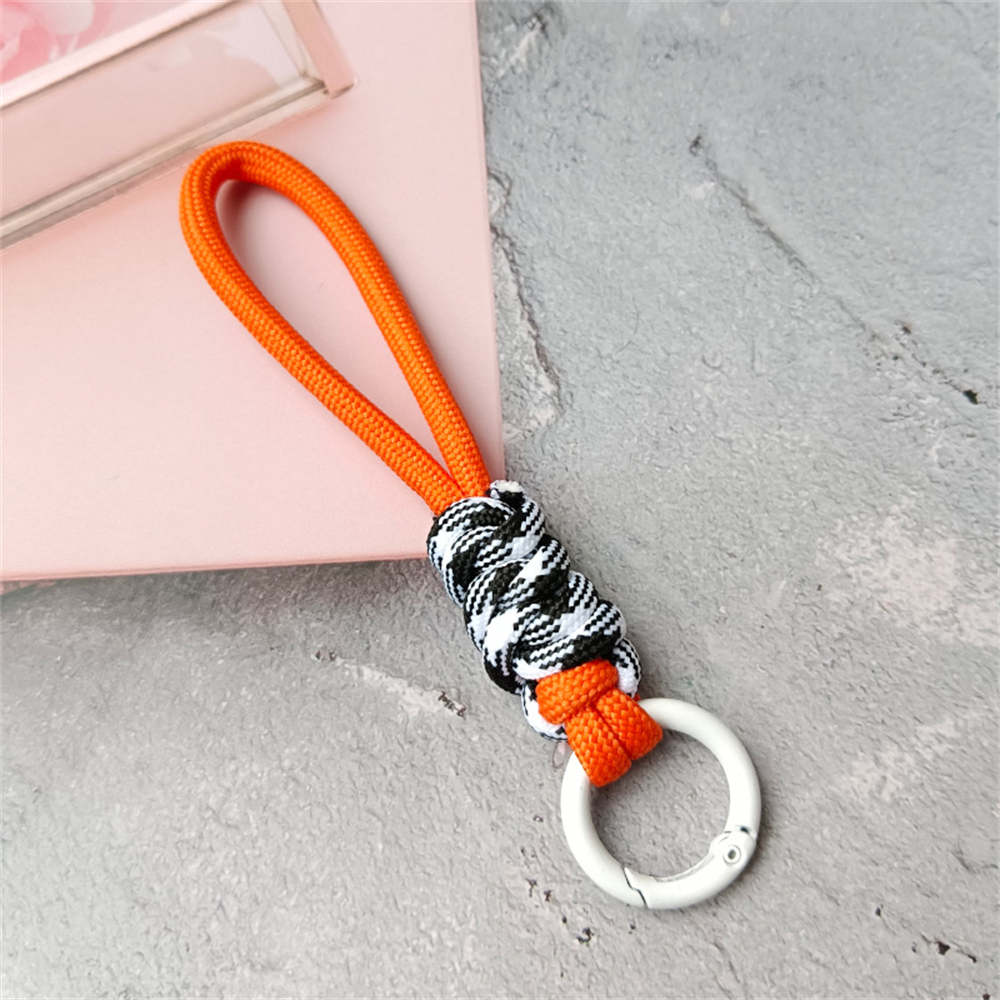 Colorful Braided Lanyard Keychain Anti-Lost Knot N... – Grandado