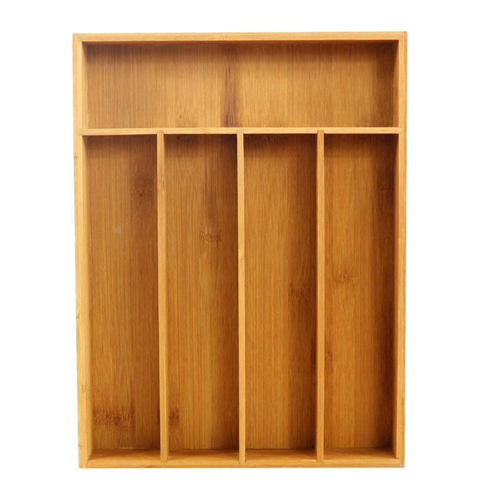 5-Grid Kitchen Cutlery Storage Box Expandable Cutl... – Vicedeal