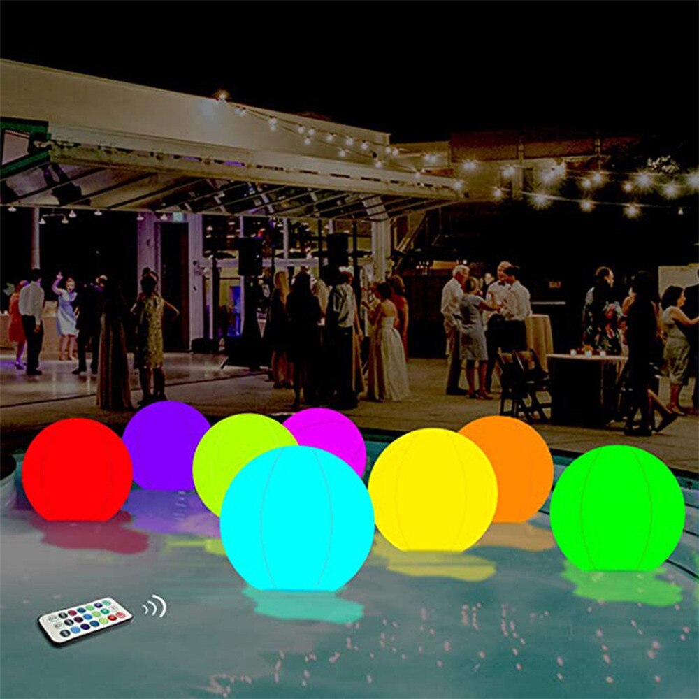 Solar Power Led Bal Lamp Afstandsbediening Rgb Lic... – Vicedeal