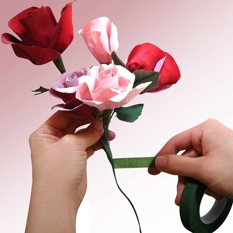 2 Rolls 30M Self-adhesive Green Paper Tape Graftin... – Grandado