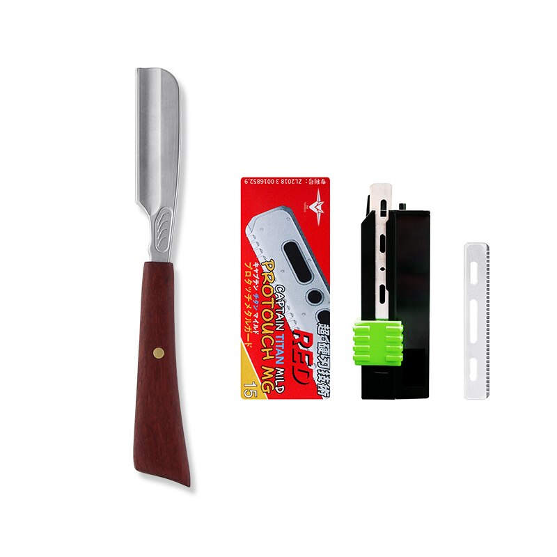 RIRON Redwood Straight Handle Beard Feather Blade ... – Grandado