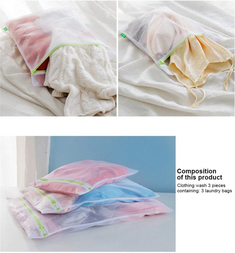 3Size Polyester Mesh Laundry Bag Polyester Washing... – Grandado