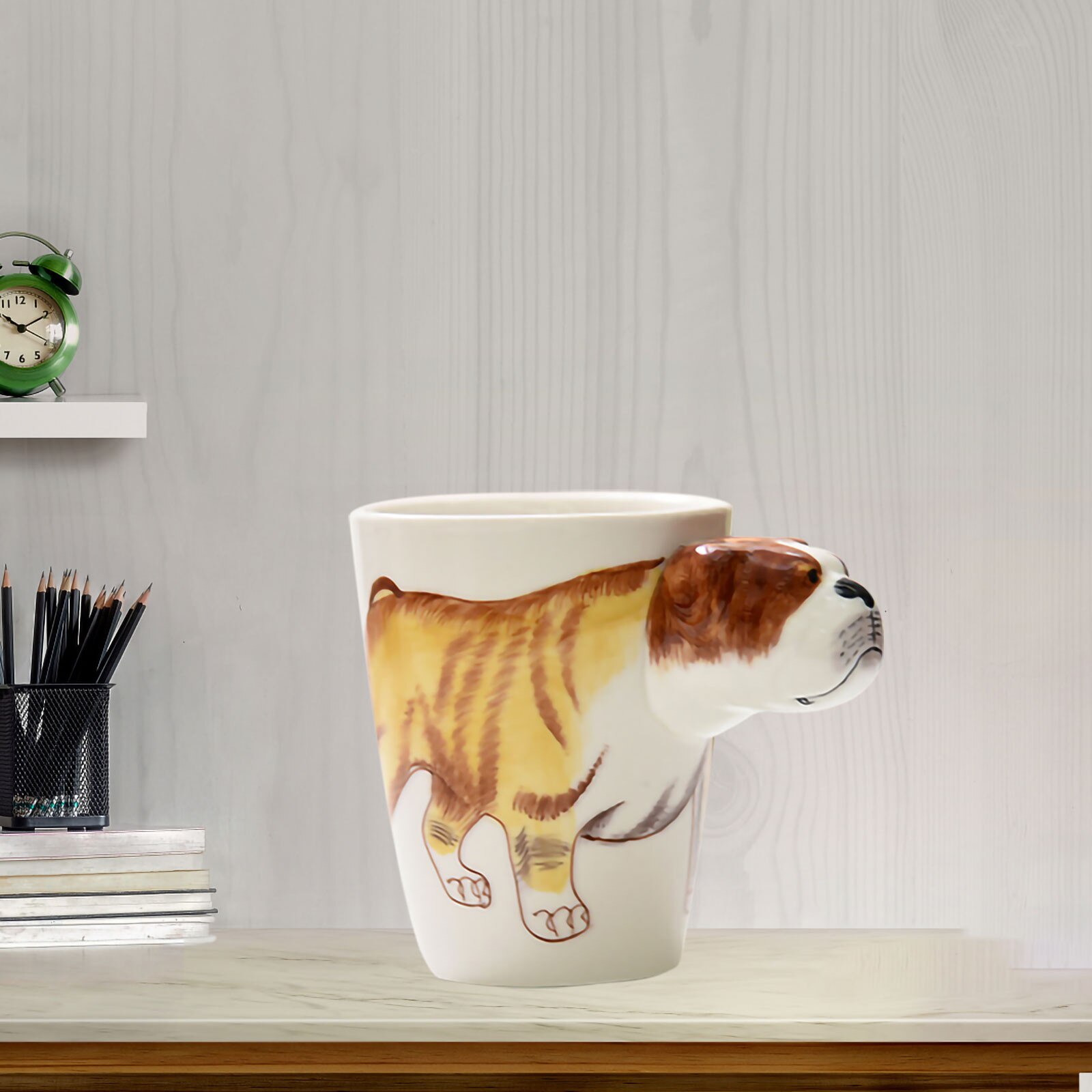 Hand-painted 3D Animal Mug Ceramic Dog/Horse/Giraf... – Grandado