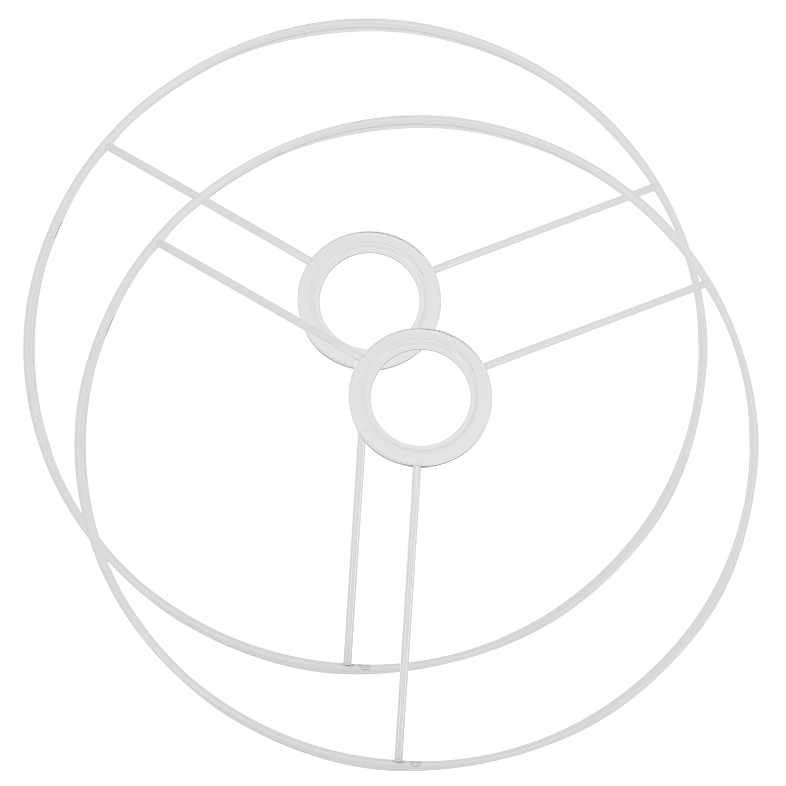 Circular Lampshade Frame E27 Socket Chandelier Sha... – Grandado