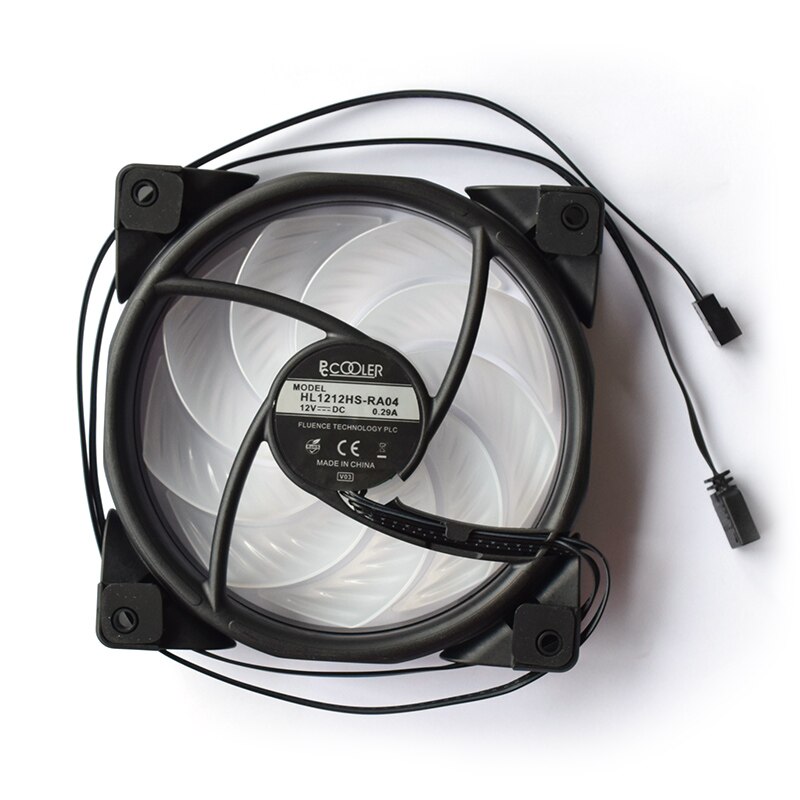 Pccooler HALO RGB 12cm 12V 4pin RGB PWM Quiet Fan ... – Grandado