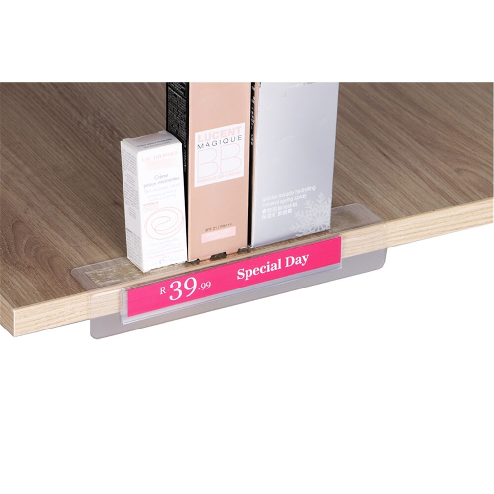 2.2*20cm Data Strip Label Holder Shelf Edge Scanne... – Grandado
