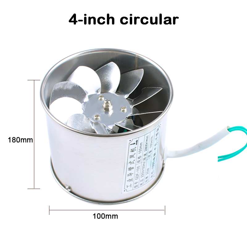 DMWD 4/6 Inch Kitchen Exhaust Fan Bathroom Wall Wi... – Grandado