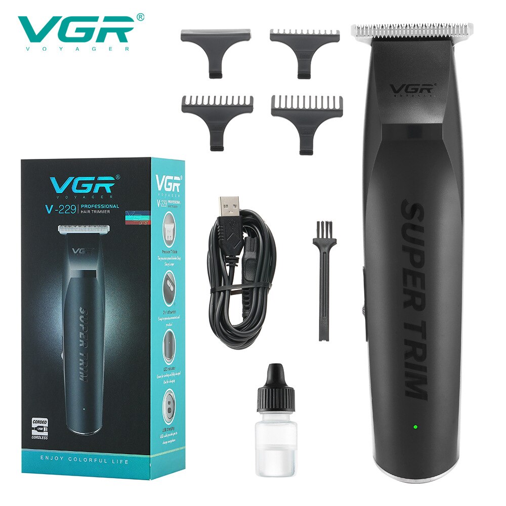 VGR Hair Clipper Men Hair Trimmer Washable Recharg... – Grandado
